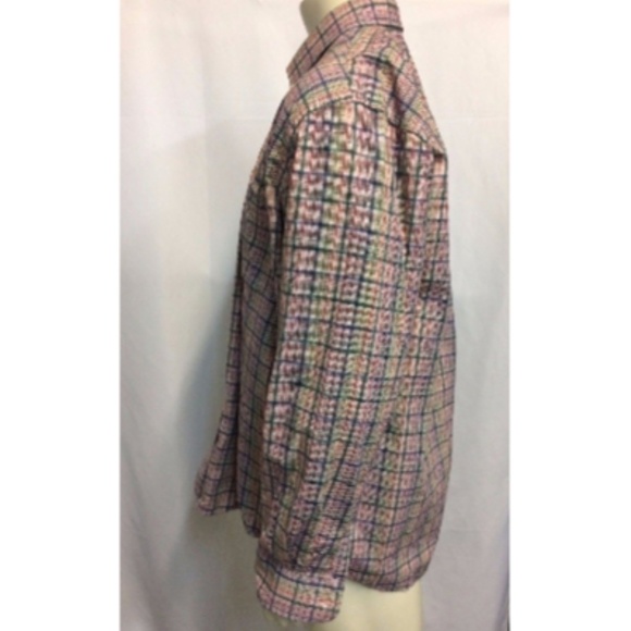 Alan Flusser | Shirts | Alan Flusser Plaid Dress Shirt Long Sleeve | Poshmark